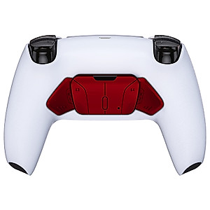 Turn RISE to RISE4 Kit – Redesigned Scarlet Red K1 K2 K3 K4 Back Buttons Housing & Remap PCB Board for PS5 Controller eXtremeRate RISE & RISE4 Remap kit - Controller & Other Accessories NOT Included