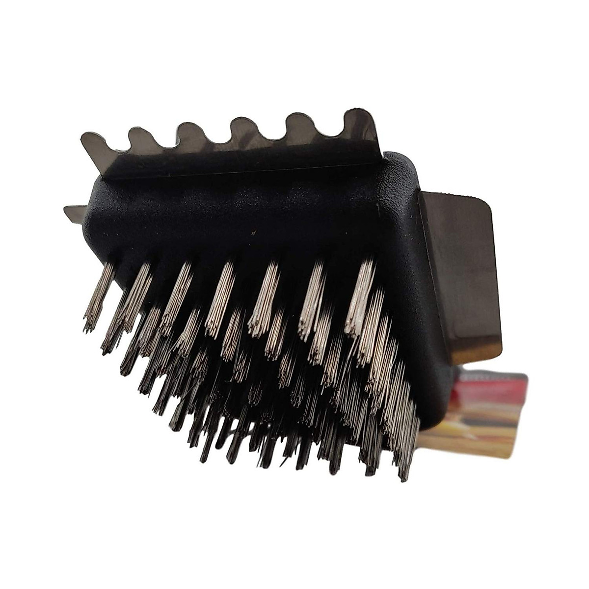 Cuisinart GR-M3 STACK5 Multi-Functional Grill with Heavy Duty Small Grill Brush and 8-Inch Nylon Flipper Tongs Bundle (3 Items)