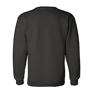 Champion Adult 50/50 Crewneck Sweatshirt, Black - Size 3X-Large