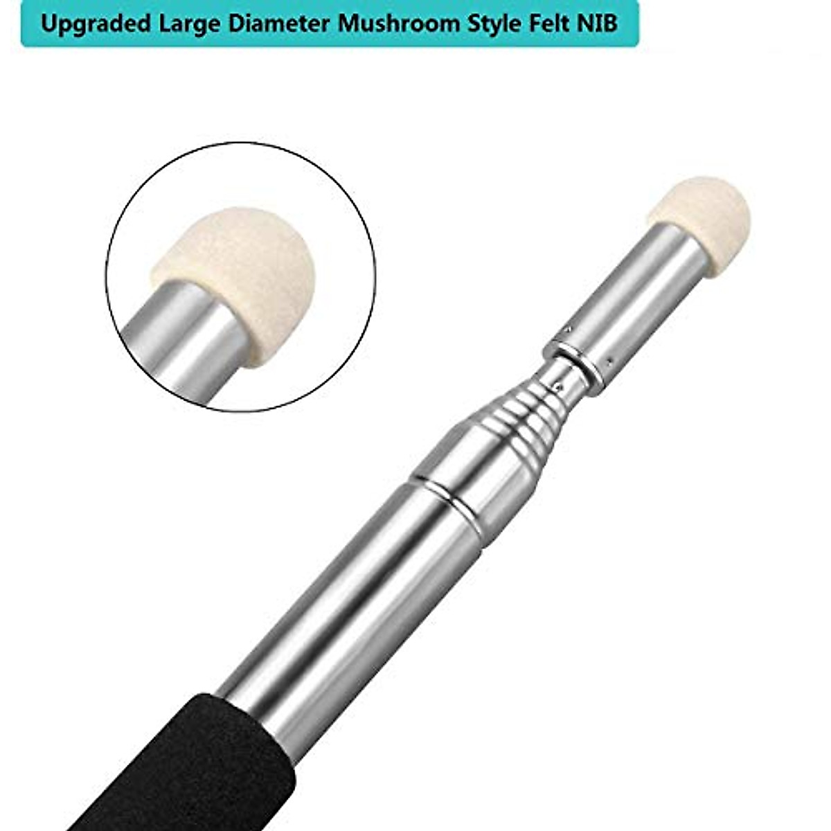 Telescopic Teachers Pointer,Teaching Pointer,Hand Pointer Extendable Telescopic Retractable Pointer Handheld Presenter Classroom Whiteboard Pointer (1)