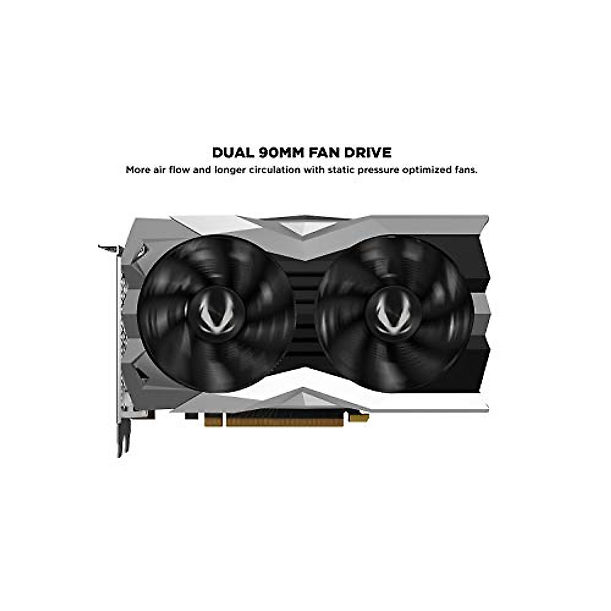 ZOTAC Gaming GeForce RTX 2060 Twin Fan 6GB GDDR6 192-bit Gaming Graphics Card, Super Compact, IceStorm 2.0, ZT-T20600F-10M