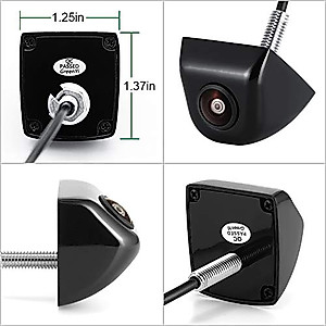 HD 720P Vehicle Backup Camera, GreenYi 170 Degrees View Angle with Fish Eye Lens Starlight Night Vision Waterproof AHD Car Rear View Camera