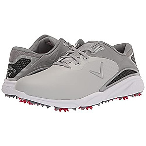 Callaway Footware Men's Golf Coronado v3 Sneaker, Grey/Charcoal, 14