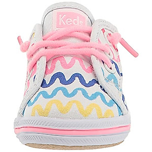 Keds Baby Kickstart Crib Sneaker, White, 4 US Unisex Infant