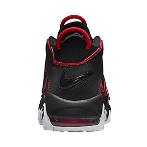 Nike mens Air More Uptempo '96, Black/Black-university Red, 11