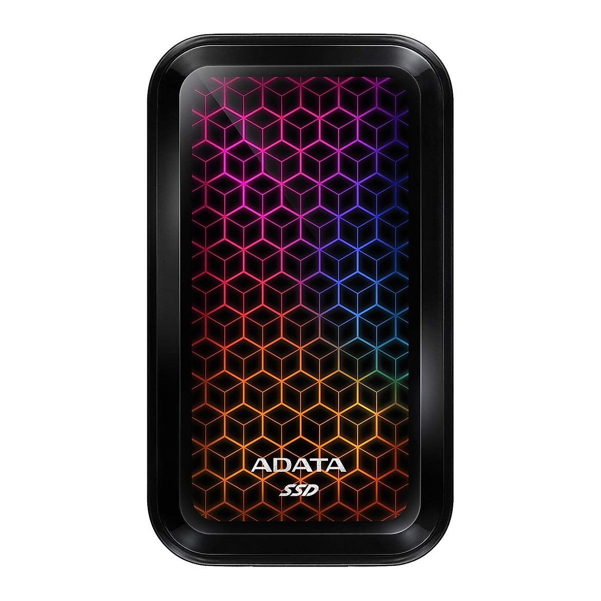 ADATA RGB SE770G 512GB USB3.2 Type-C Fast Transfer Gaming and Personal External SSD (ASE770G-512GU32G2-CBK)