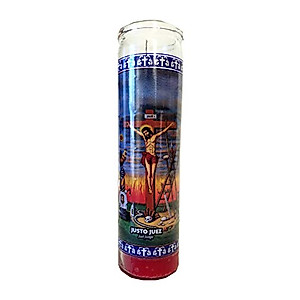 Just Judge (Justo Juez) Devotional Red Candle