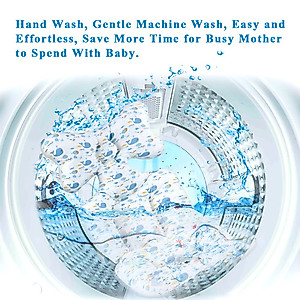 Jitejoe Baby Seat Pad Stroller Liner Universal 3D Air Mesh Breathable Car High Chair Cushion for Infant Soft Padding,Baby Carrier,Pram Non Slip Cushion for Baby Kid Toddler Infants (Blue Whale)