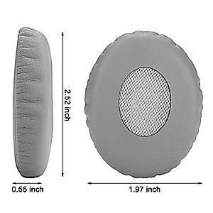 OE2 Earpads Replacement Memory Foam Ear Pad Cushion Compatible with Bose OE2 OE2i SoundTrue/Soundlink Headphones (Grey)