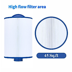 Cryspool Coarse-Thread Spa Filter Compatible with 6CH-940, PWW50P3 (NOT PWW50P4), FC-0359, Waterway Vita Aber,Viking Spa Hot Tub Filter, 45 Sq.Ft,2 Pack