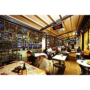 Bromic Heating BH0110003-1 Smart-Heat Platinum 500 Radiant Infrared Patio Heater, Natural Gas, 39800 BTU