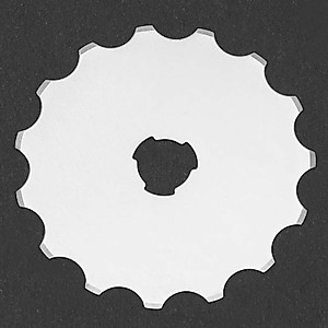 Rotary Cutter Blades, Pack of 5 45mm High Speed Steel Crochet Rotary Cutter Blades Perforating Rotary Replacement Blades for Patchwork Leather Fabric Paper Cutting Crafting Sewing