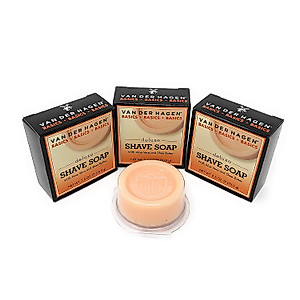 Van der Hagen Deluxe Shave Soap - 2.5 oz - 3 pk