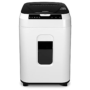 Aurora Commercial Grade 200-Sheet Auto Feed High Security Micro-Cut Paper Shredder/ 60 Minutes/ Security Level P-5