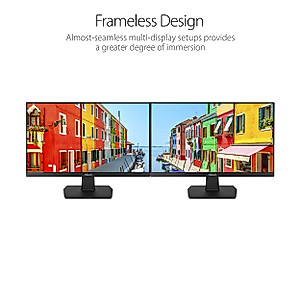 ASUS VA24EHE 23.8” Monitor 75Hz Full HD (1920x1080) IPS Eye Care HDMI D-Sub DVI-D,Black