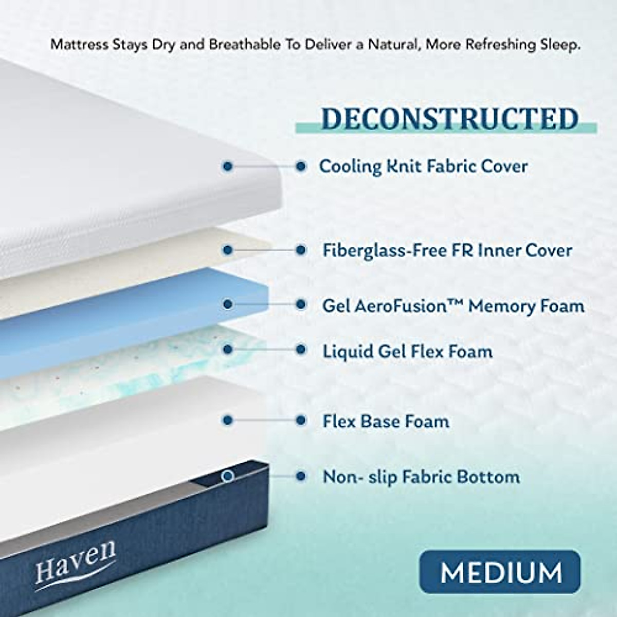 California King Cool Gel Memory Foam Mattress, 12 Inch Bed in A Box, CertiPUR-US Certified Mattress Made in USA, Breathable Medium Mattress