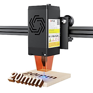 ORTUR True 10W Optical Power Laser Module, LU2-10A 24V Laser Head with Assist Nozzle for Laser Engravers, Ultra-Thin Compressed Spot, Dual-Compression Diode, Compatible with All Ortur Laser Machines