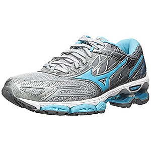 Mizuno womens Wave Creation 19 Running Shoe, High-rise/Blue Atoll/Castlerock, 8 US
