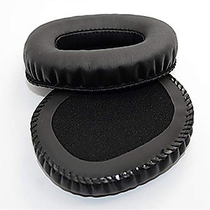 Monitor Ear Pads, 1Pair Replacement Earpads Ear Pads Muffs Repair Parts for Marshall Monitor I 1 1st Gen Wireless Bluetooth Wired Over-Ear On-Ear Headphones Headsets（Not Fit Monitor II）