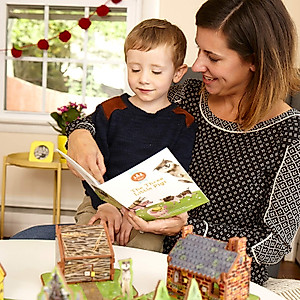 STORYTIME TOYS The Three Little Pigs 3D Puzzle - Book and Toy Set - 3 in 1 - Book, Build, and Play