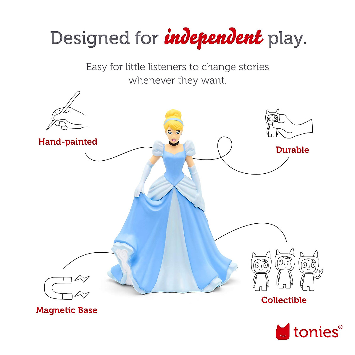 Tonies Cinderella Audio Play Character from Disney
