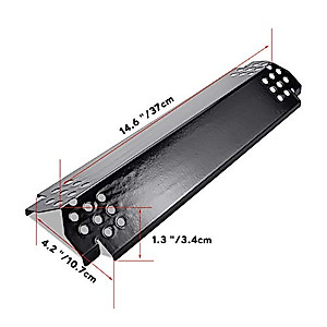 Uniflasy Grill Replacement Part for Home Depot Nexgrill 5 Burner 720-0888 720-0888N 4 Burner 720-0830H 720-0830D 720-0783E 720-0830A Cuisinart CGG-8500 Grill Repair kit Heat Plates Burner Igniter