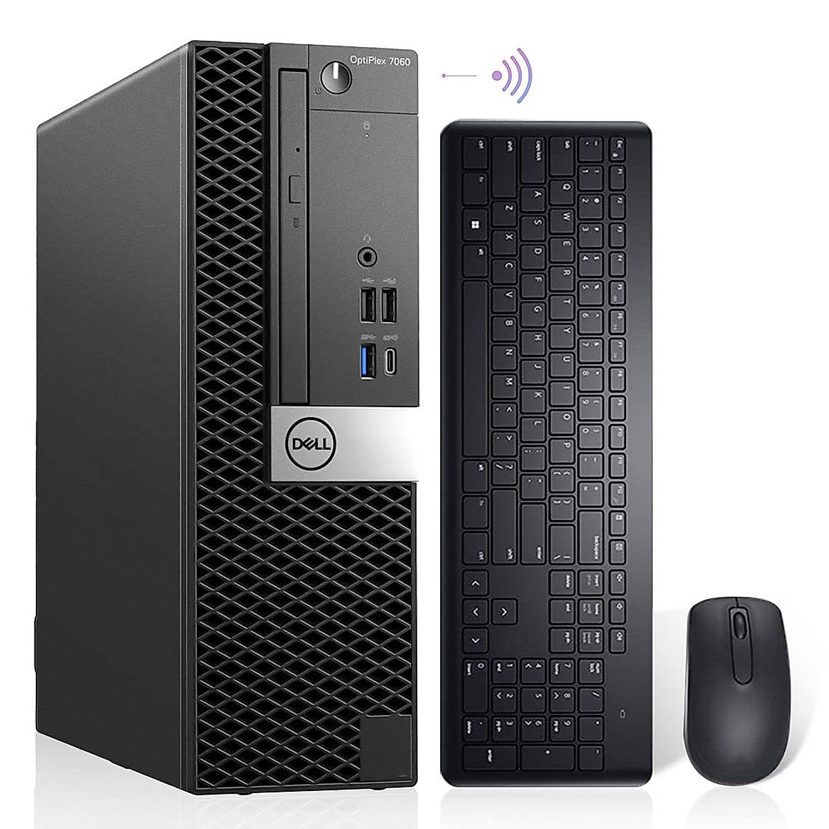 Dell OptiPlex 7060 Windows 11 Desktop Computer,Intel 8th Gen i7-8700 Hexa Core,16GB DDR4 Ram New 1TB NVMe M.2 SSD,AX210 Built-in WiFi 6E & Bluetooth 5.2,New Wireless Keyboard & Mouse (Renewed)
