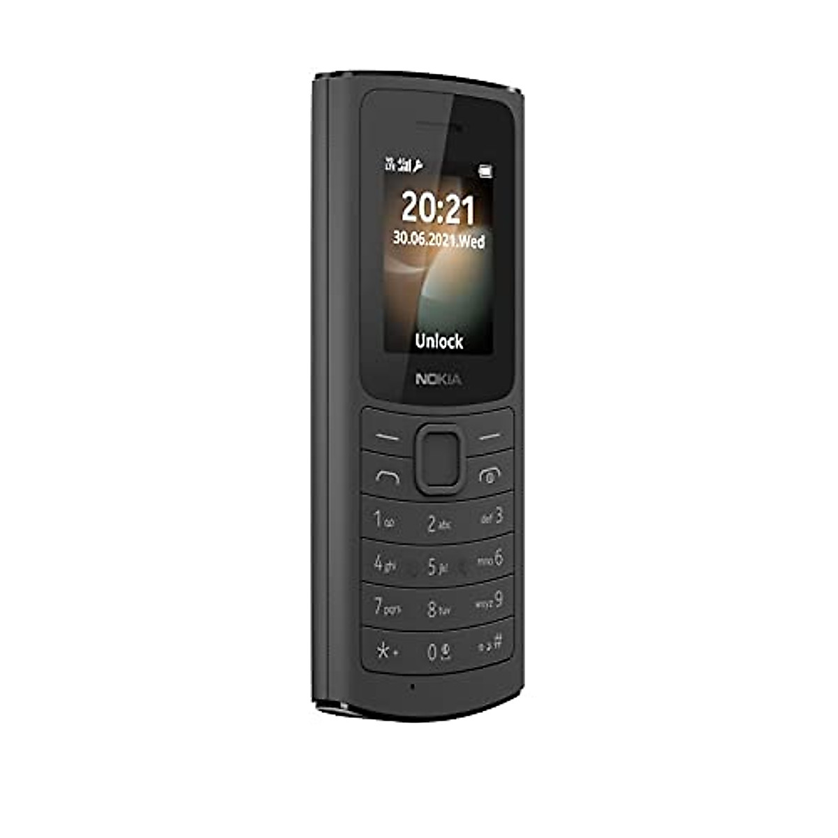 Nokia 110 4G Dual-SIM 48MB ROM + 128MB RAM (GSM Only | No CDMA) Factory Unlocked 4G/LTE Cell-Phone (Charcoal) - International Version