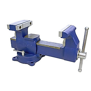Yost Vises 855-D2 Industrial Grade Reversible Vise, 5.5", Blue