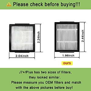 E-HAO Replacement Vacuum Parts for iRobot Roomba i & j & e and Combo i & j Series, 1 Sets Rubber Brushes, 3 HEPA Filters, 3 Side Brushes for i1+/i2+/i3+/i4+/i5+/i6+/i7+/i8+/j5+/j6+/j8+/j9+/e5/e6