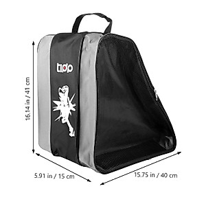 WINOMO Ice Skate Bag Ice Roller Skating Carrying Bag Inline Skating Bag Figure Skate Bag Skates Tote Bags Skating Accessories