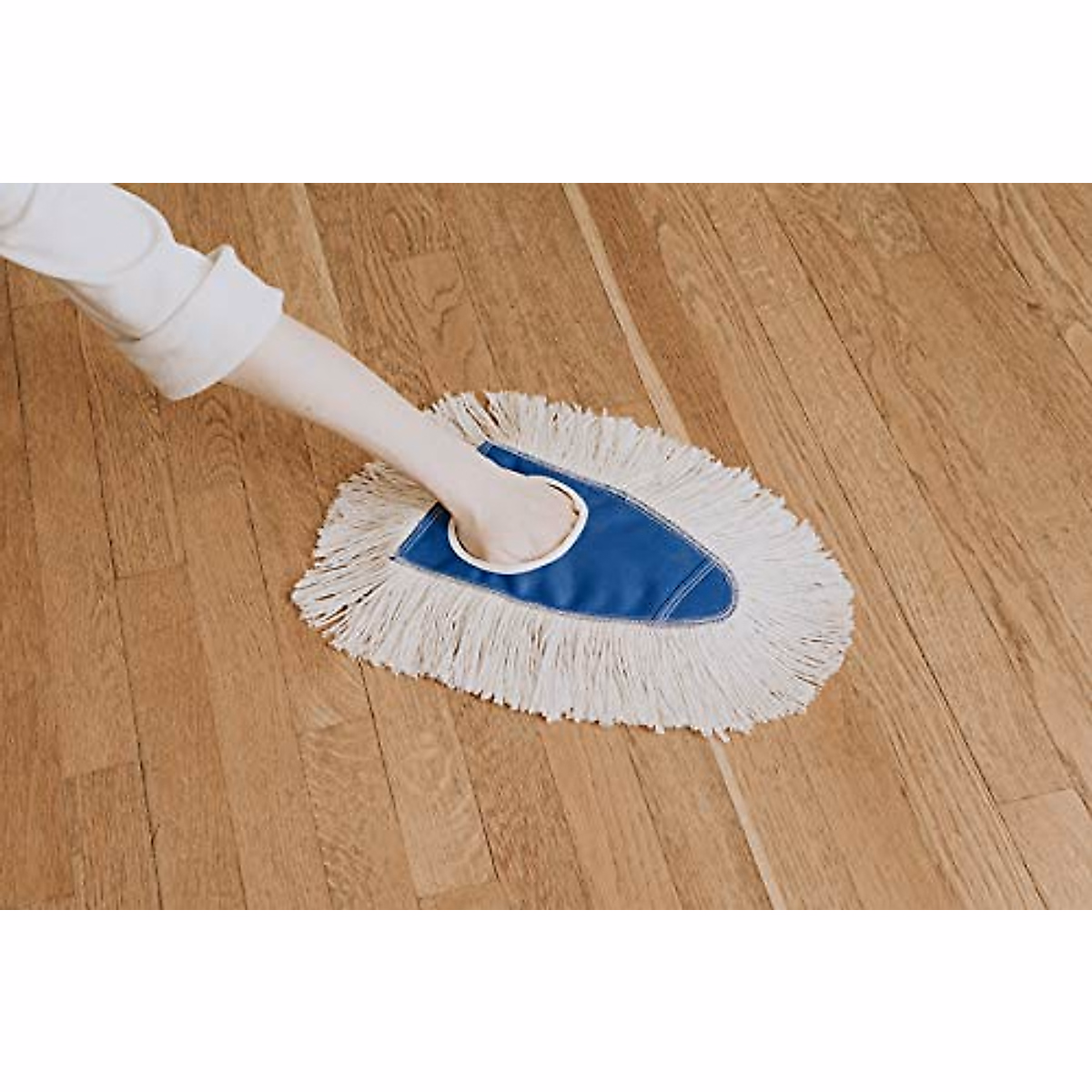 Fuller Brush Dry Mop - Commercial Floor Dusting & Mopping Cleaner - Washable Head For Drying & Dusting Kitchen & Bathroom Floors