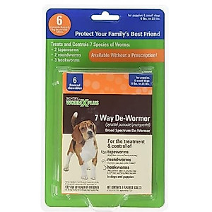 Sentry Worm X Plus - Small Dogs 2 Count - Pack of 3