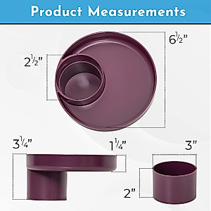 My Travel Tray – for Cup Holder (Merlot) Made in USA - Car Journey Must – Insert into Cupholders Found on Car Seats, Booster, Strollers & Your car Cup Holder
