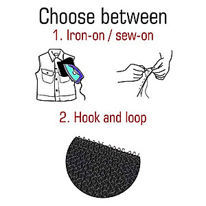 Berserk embroidery iron on sew on Hook & Loop patch