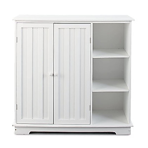 Beadboard Buffet Cabinet - Sideboard with Storage - White