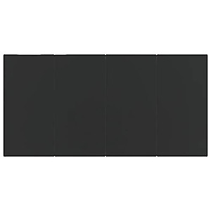 WHOPBXGAD 5 Piece Patio Dining Set Lawn Furniture,Patio Furniture Sets,Patio furnitureSui for patios, Gardens, lawns, Balconies, Poolside,Black Cotton Rope and Steel