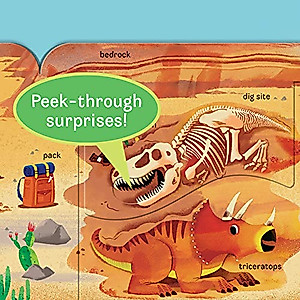 Peek-a-Flap Dino - Children's Lift-a-Flap Board Book, Gift for Little Dinosaur Lovers, Ages 2-7