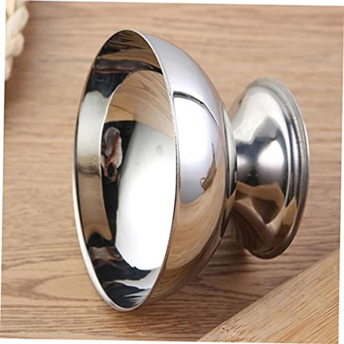 Hoement 1Pc stainless steel dessert cup salad bowl metal sauce cup stainless steel revere bowl footed ice cream dishes ice cream cups stainless steel parfait cup Fruit Cup Glass insulation