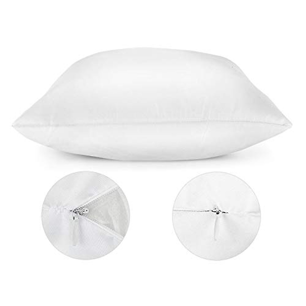 Rimego Funny Quote Pillow Covers Heaven and Earth Will Pass Away,But My Words Will by No Means Pass Away Black Starry Sky Bedroom Sofa Throw Pillowcase Cushion Cover with Words, 2 - Pack 18"x18"