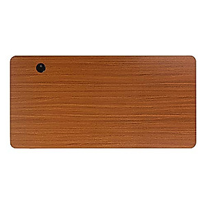 Flash Furniture Tanner Electric Height Adjustable Standing Desk - Table Top 48" Wide - 24" Deep (Mahogany)