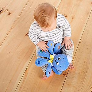 Baby Einstein Octoplush Musical Octopus Stuffed Animal Plush Toy, Age 3 Month+, Blue, 11"