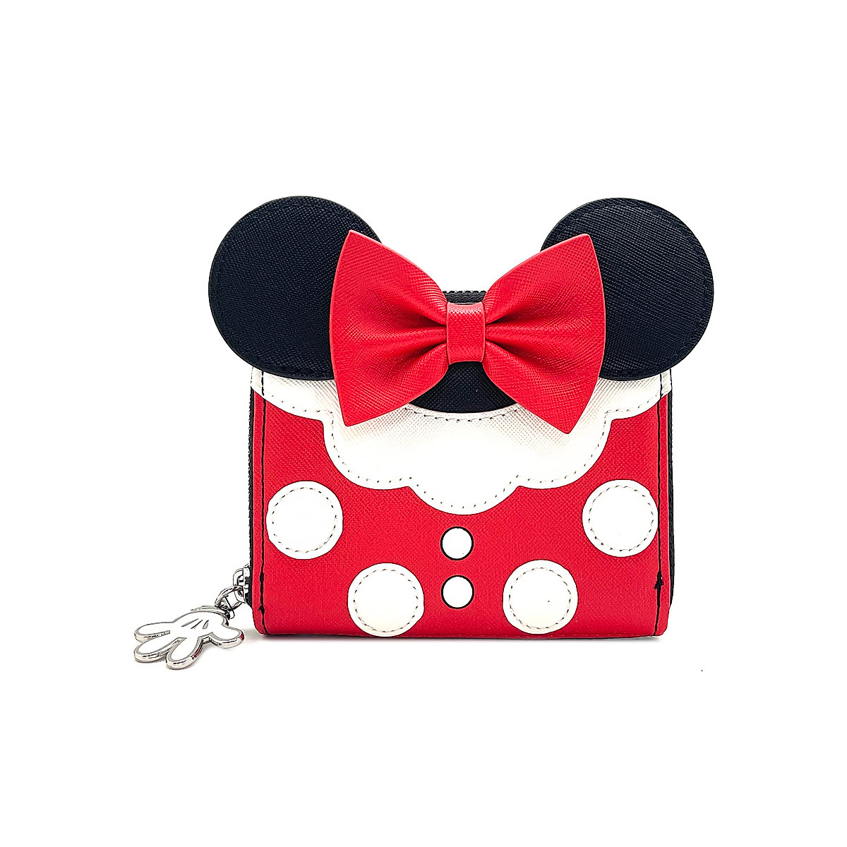 Loungefly X LASR Exclusive Disney Minnie Mouse Dress Zip Wallet - Fashion Cosplay Disneybound Cute Wallets