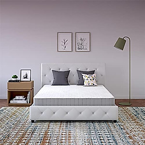 Signature Sleep Tranquility 6 Inch 2-Sided Reversible Bonnell Spring Coil Mattress, Full Size, GreenGuard Gold Certified, White