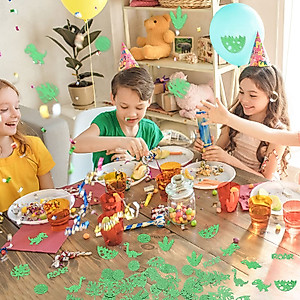 230 Piece Dinosaur Confetti Jungle Theme Baby Shower Decor,Dinosaur Birthday Table Confetti Dinosaur Table Decorations,Cute Dinosaur Confetti Green Confetti, Dinosaur Baby Shower Supplies For Kids