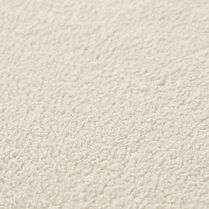 ChicFurnit Sectional Couch, Sofa with 3 Back Pillows & 2 Throw Pillows, L Shaped Polyester Upholstered 104.33" Square Arms Sofa for Apartments, Living Rooms, Beige