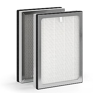 2 Pack MA-25 Replacement Filter -H13 True Hepa Filter Compatible for MA-25 Machine include(MA-25 B1/S1/W1/B2/S2/W2)-help immensely with respiratory issues and allergies and pets family.