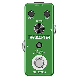 Rowin Trelicopter Effects Guitar Tremolo Pedal