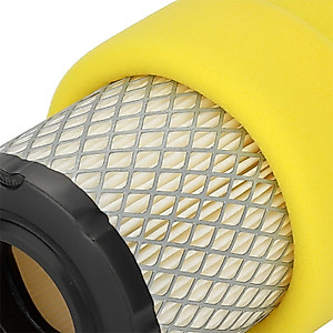 Drblawi Compatible with 793569 793685 Air Filter for Briggs and Stratton Intek Craftsman LT2000 YT3000 4241 5415 John Deere GY21055 MIU11511 LA125 LA115 D100 D110 D120 Lawn Mower Tractor (Pack of 2)