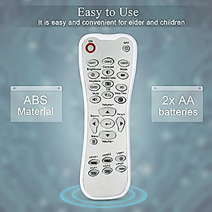 New Replacement Remote Control compatible with Optoma Projector HD26 GT1080 GT1070X HD141X DH1008 HD37 HDF536 HDF537ST HD200D EH200ST L-27-5KEY Controller